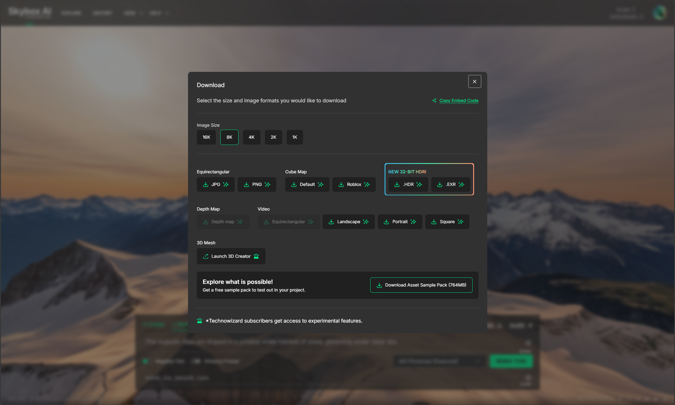 Export 3D Models from Skybox AI – Blockade Labs